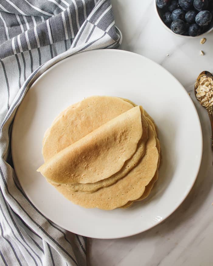 Vegan Almond Milk Crepes ( Easy + Healthy ) – my plantiful cooking
