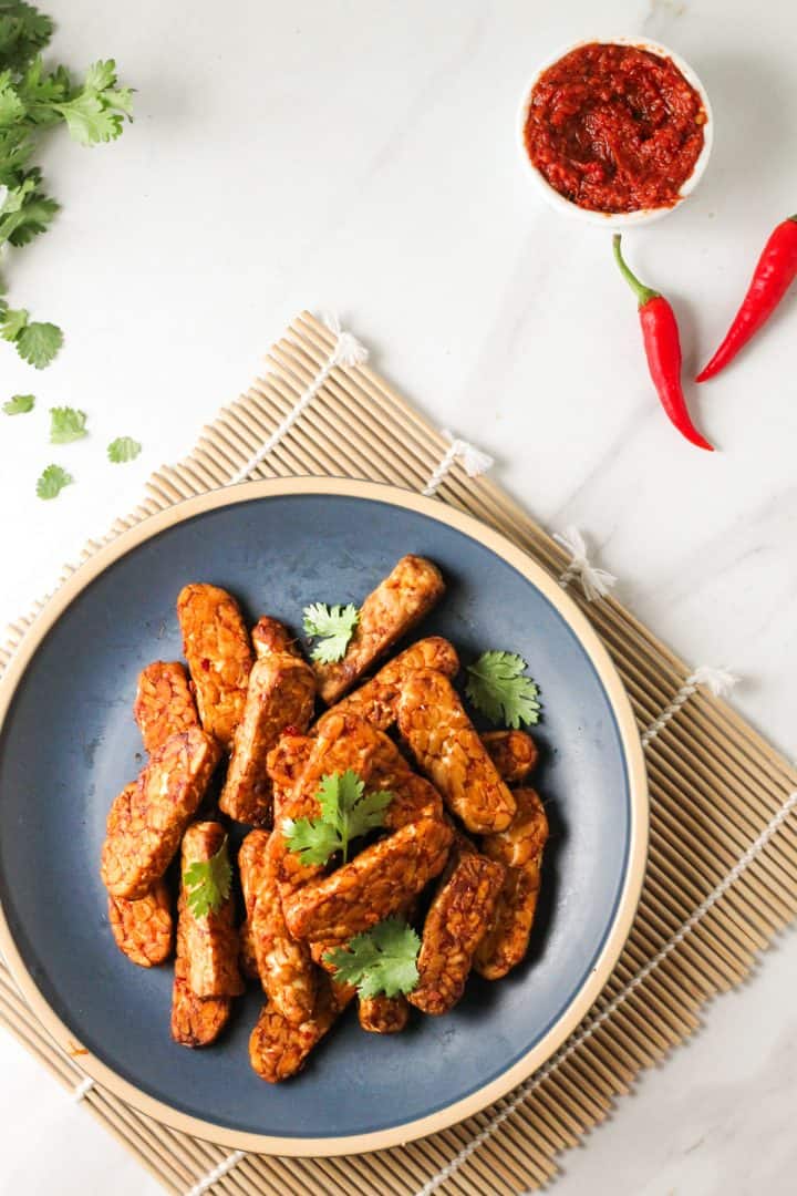 Indonesian Sambal Tempeh (Tempe Goreng Sambal) – My Plantiful Cooking