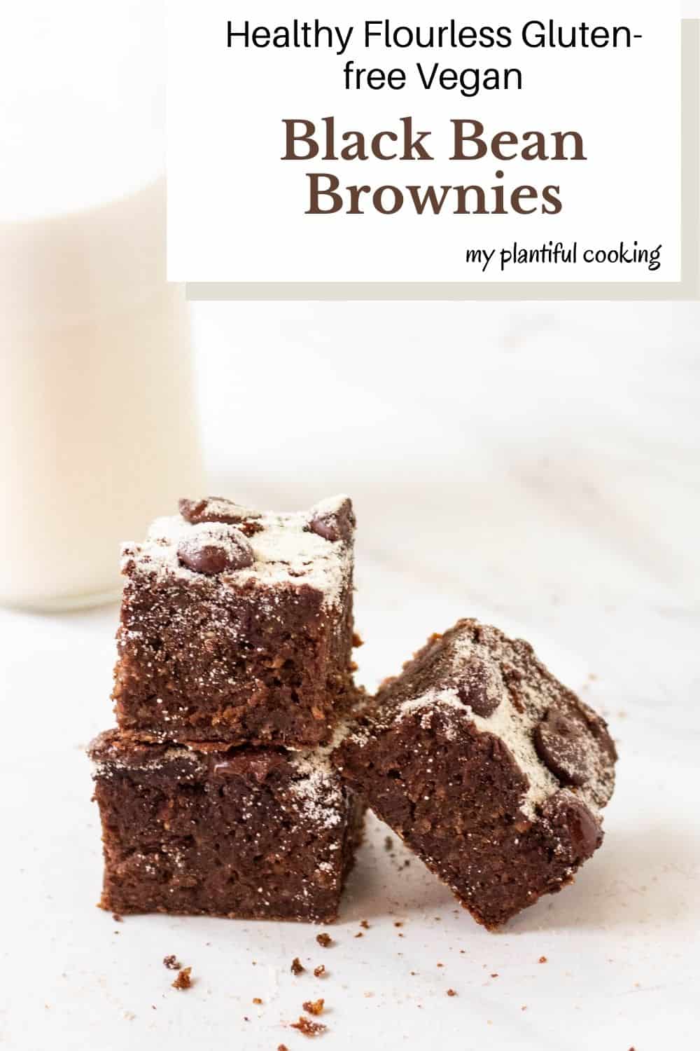 Fudgy Vegan Black Bean Brownies with Dates – My Plantiful Cooking