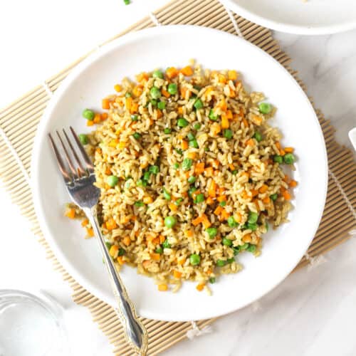 Thai Green Curry Fried Rice – My Plantiful Cooking