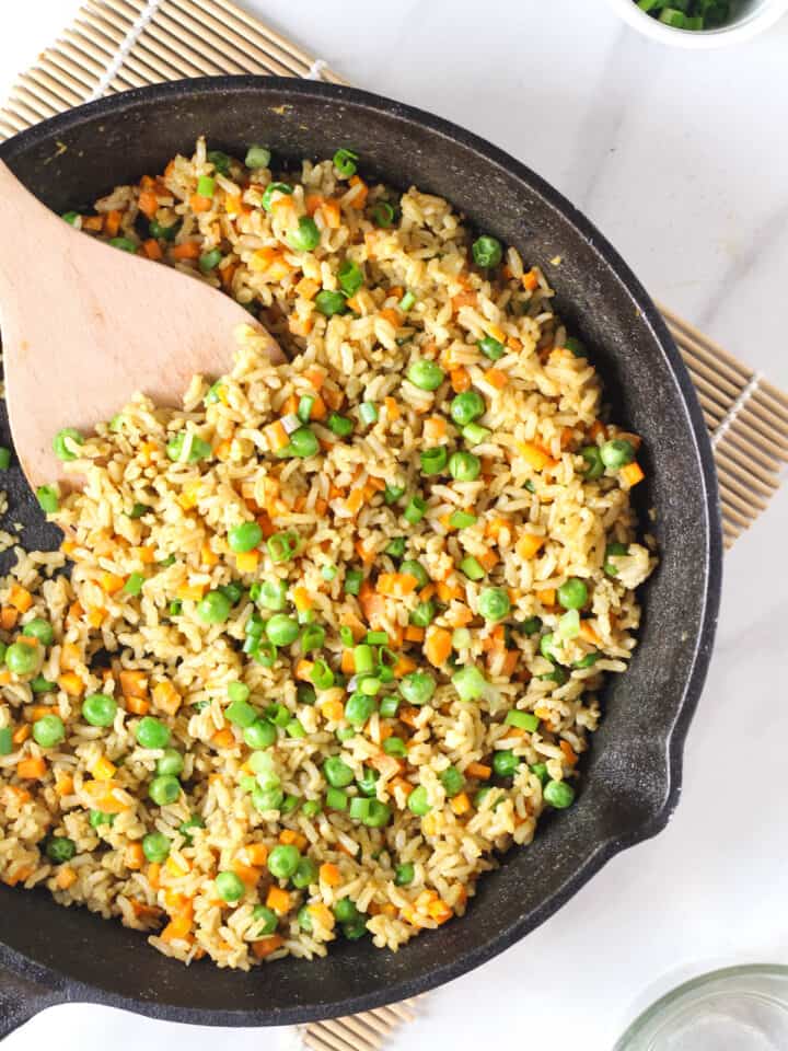 Thai Green Curry Fried Rice – My Plantiful Cooking