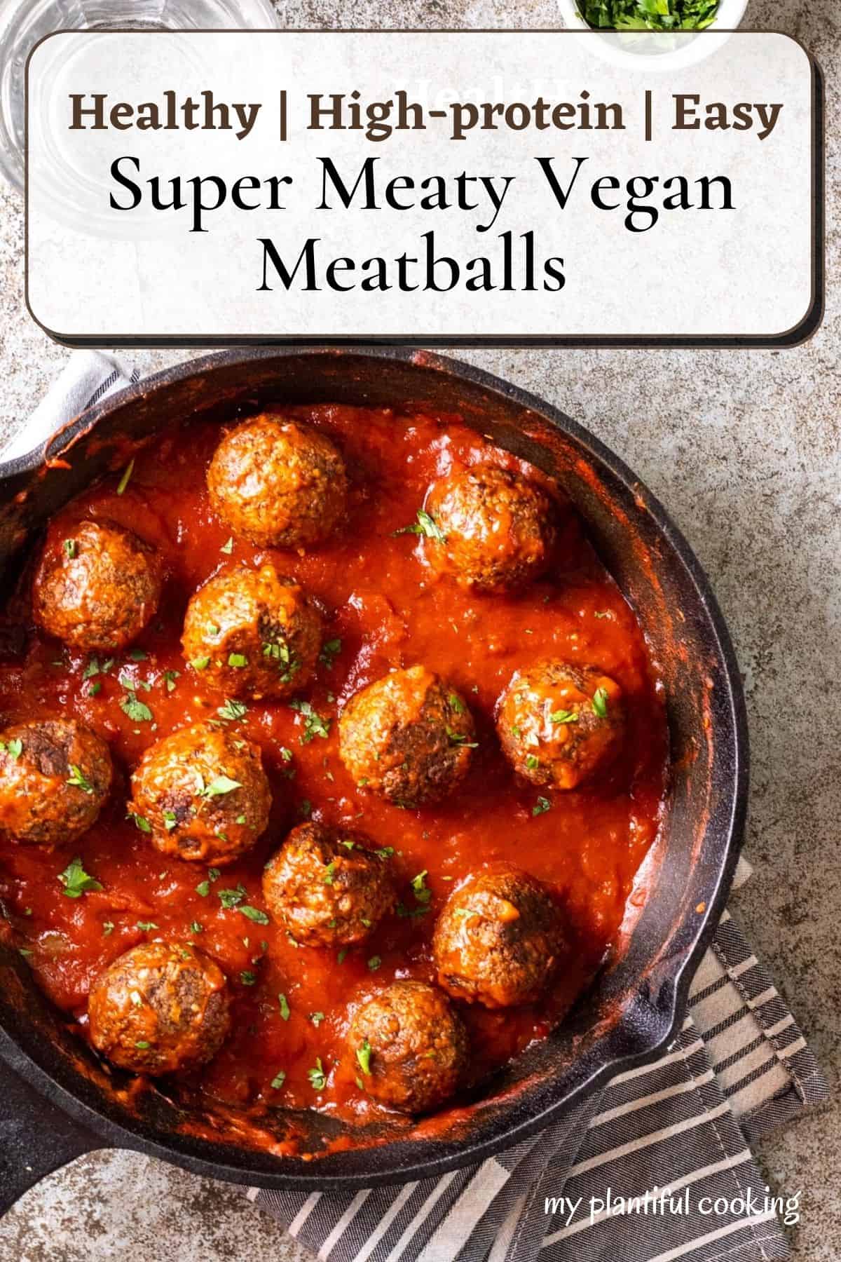 Meaty Vegan TVP Meatballs – My Plantiful Cooking