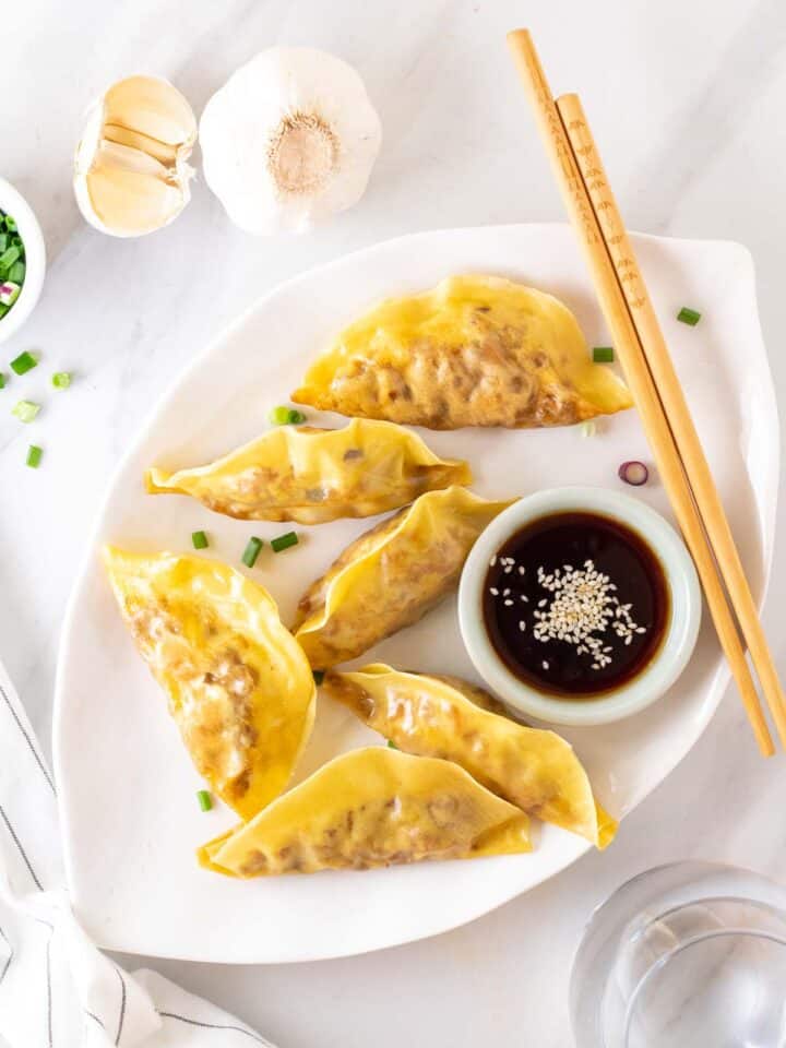 Super Easy Vegan Dumplings / Gyoza – My Plantiful Cooking