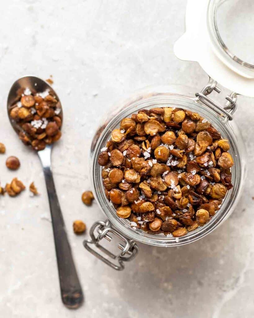Crunchy Roasted Lentils – My Plantiful Cooking