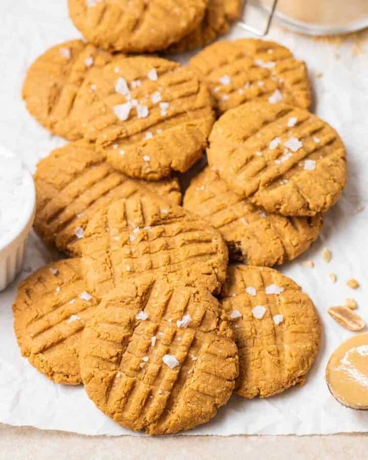 Rich Peanut Butter Powder Cookies (PB2 cookies) – My Plantiful Cooking