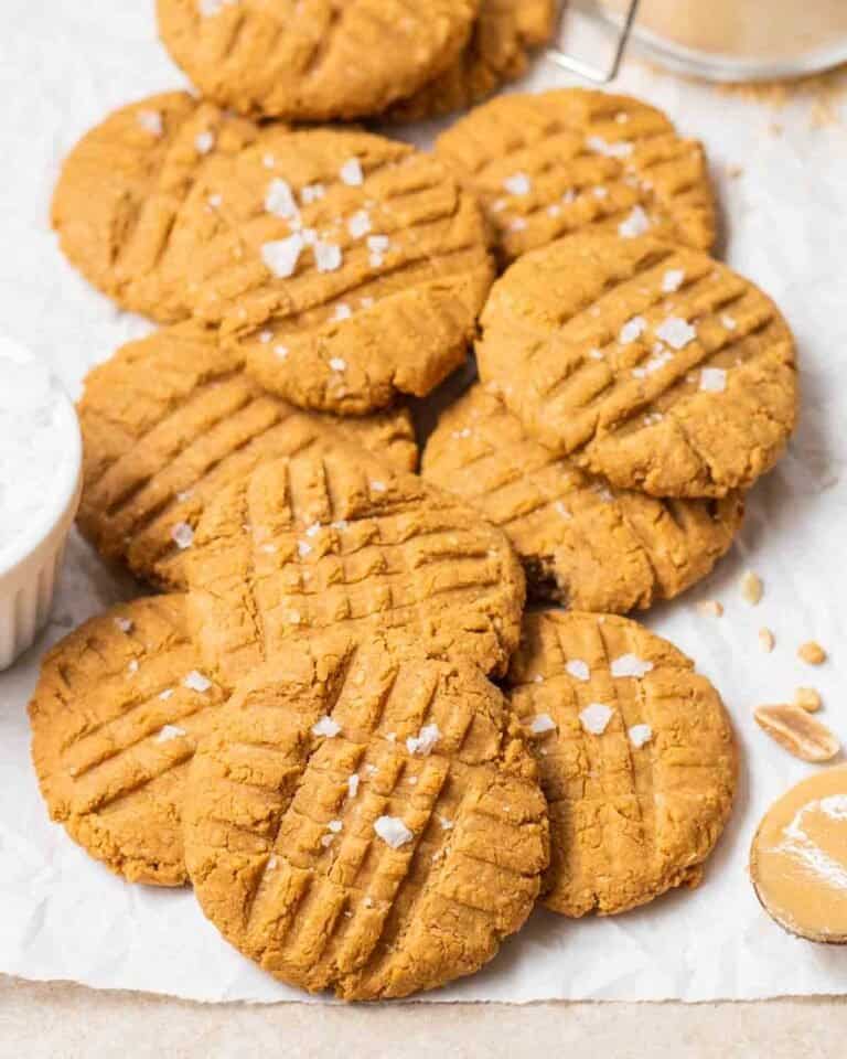 Rich Peanut Butter Powder Cookies (PB2 cookies) – My Plantiful Cooking