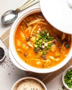 Korean Gochujang Soup (Gochujang Jjigae) – My Plantiful Cooking