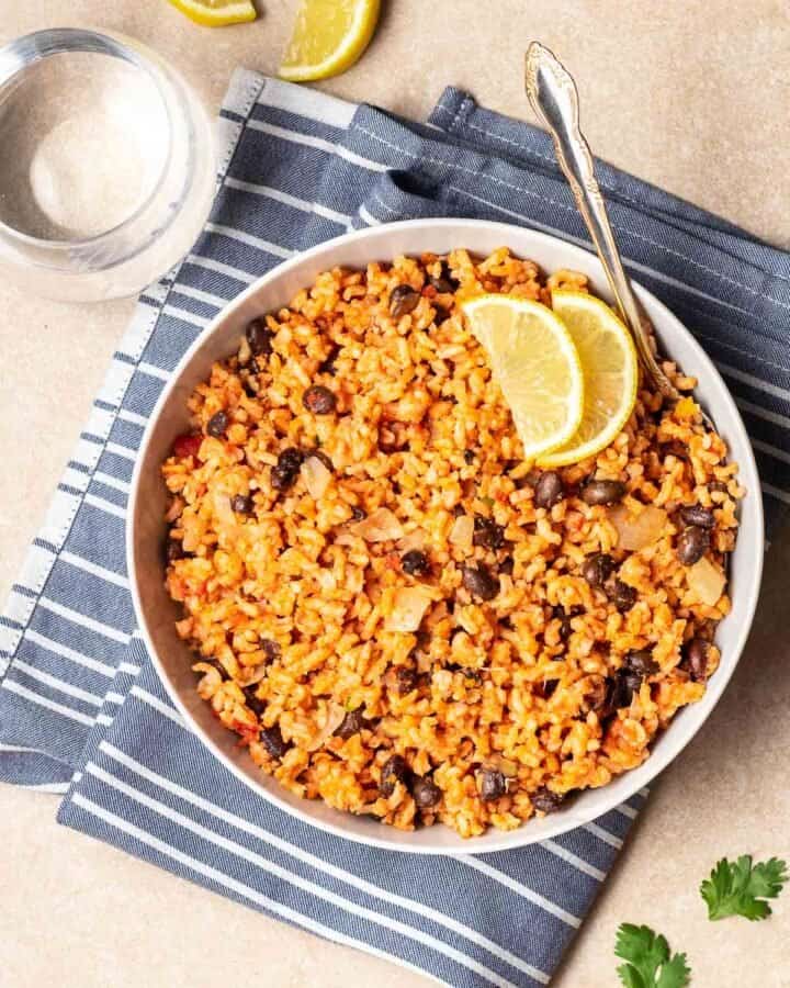 Mexican Rice and Black Beans – My Plantiful Cooking