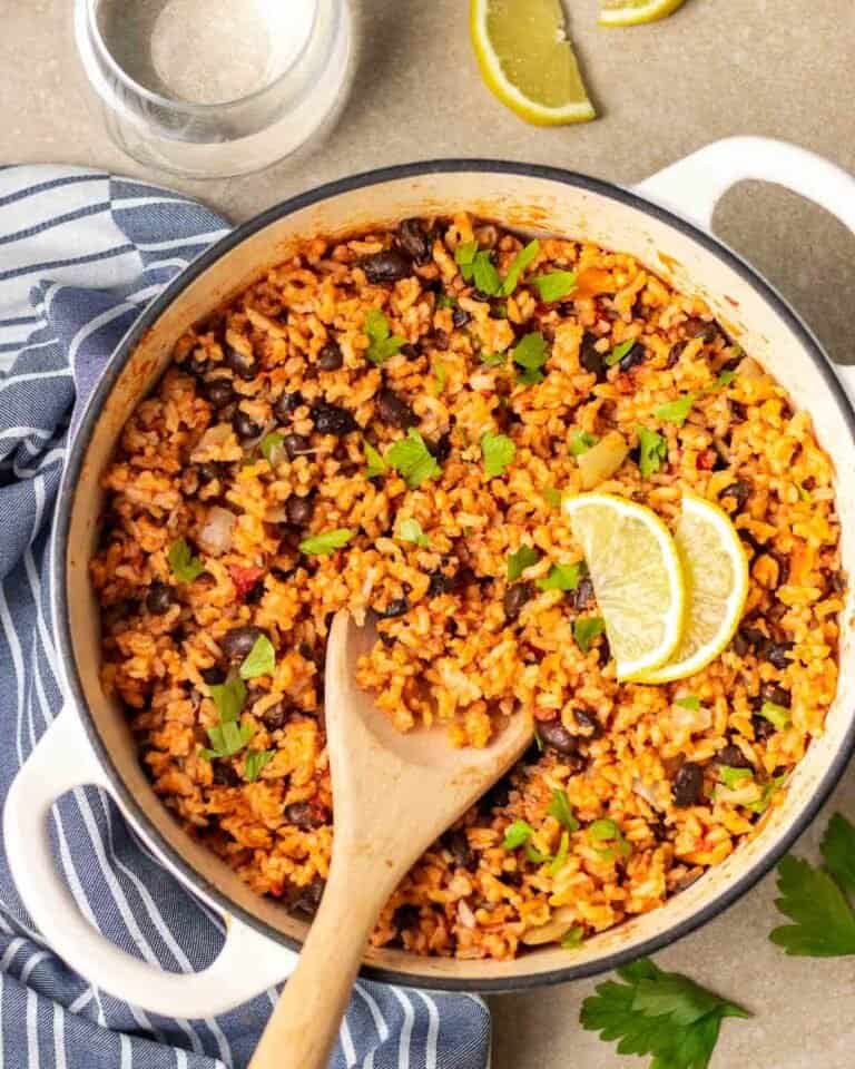 Mexican Rice and Black Beans – My Plantiful Cooking