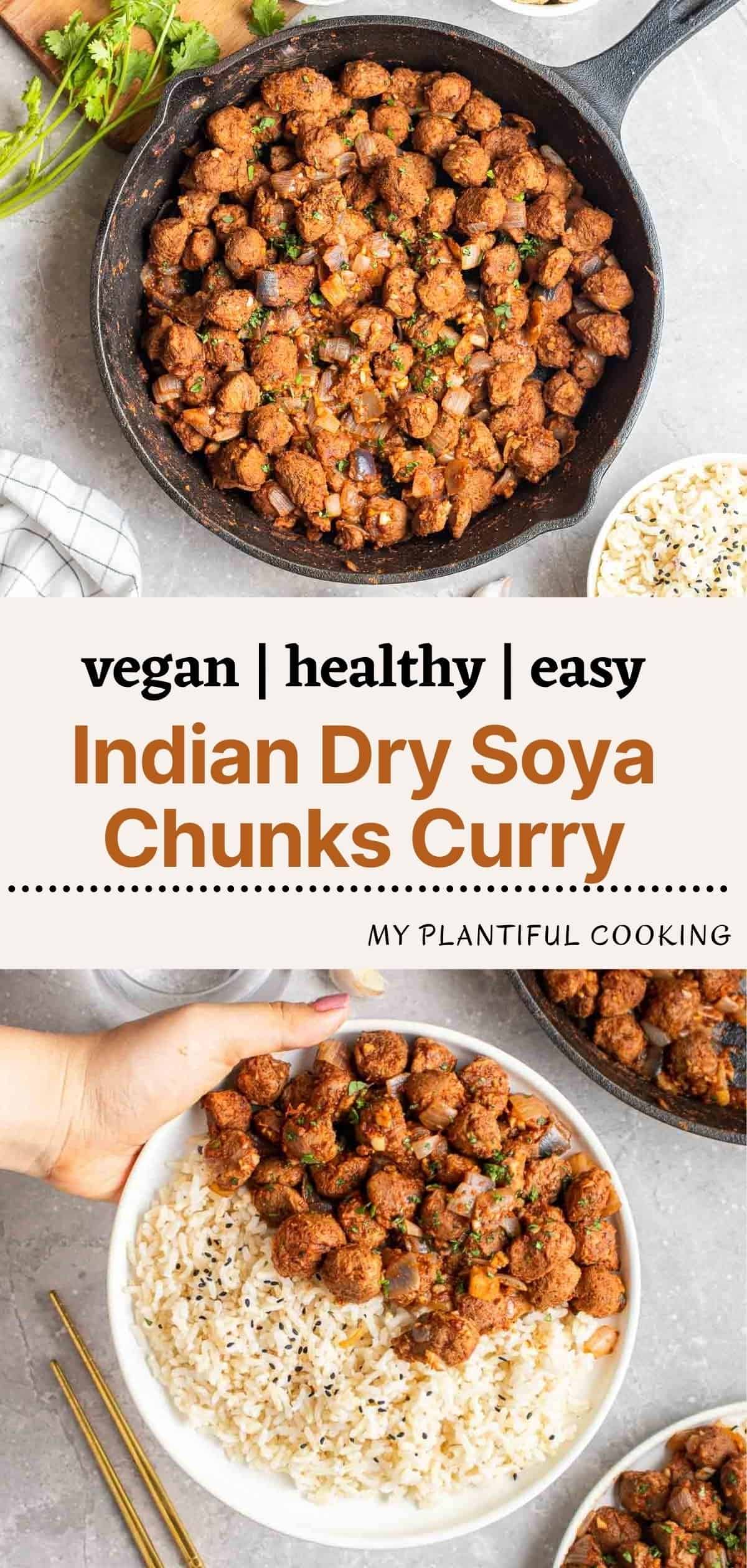 Soya Chunks Masala – My Plantiful Cooking