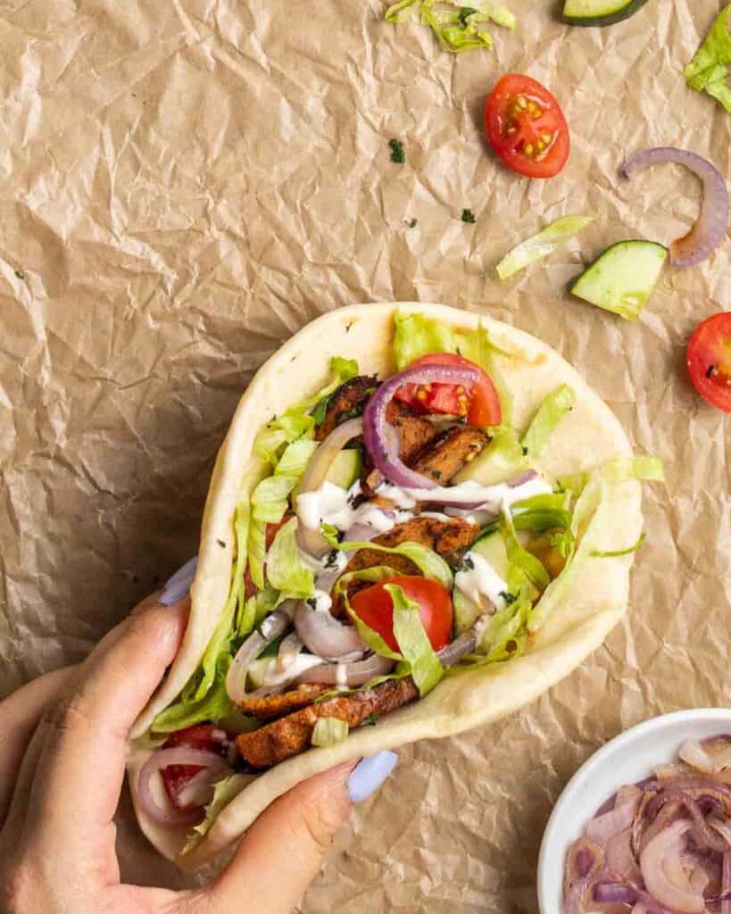 Seitan Kebab (Vegan Doner Kebab) – My Plantiful Cooking