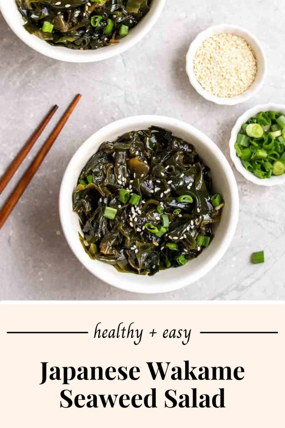 Japanese Wakame Seaweed Salad – My Plantiful Cooking
