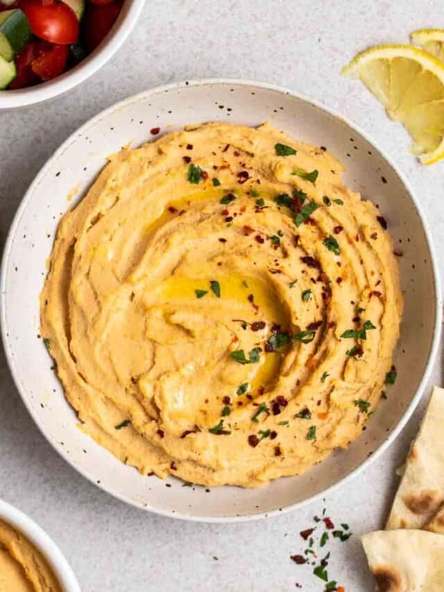 Creamy Chickpea Cookie Dough Hummus – My Plantiful Cooking