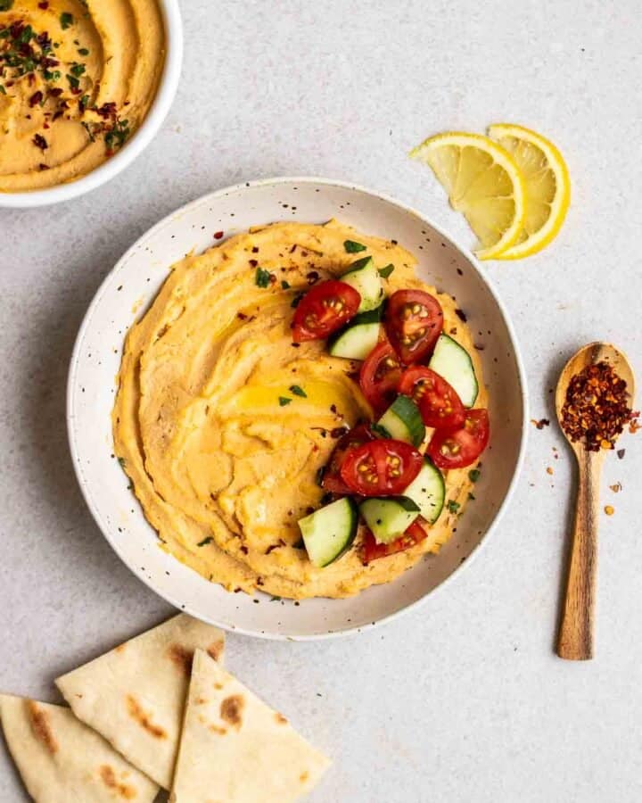 Smoked Paprika Hummus (Vegan) – My Plantiful Cooking