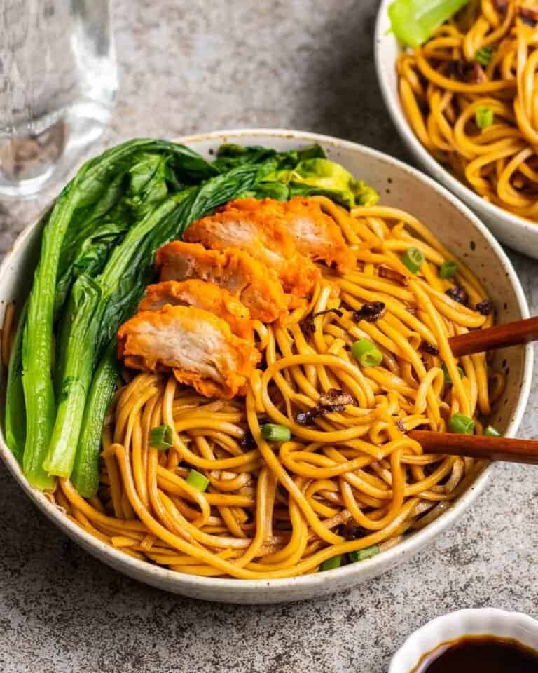 Dry Wonton Noodles/Wantan Mee (Vegan) – My Plantiful Cooking