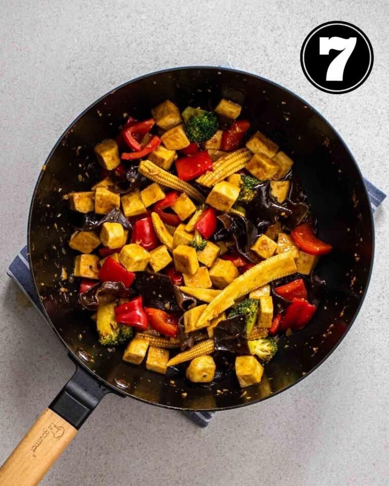 Hunan Tofu Vegetable Stir-fry – My Plantiful Cooking