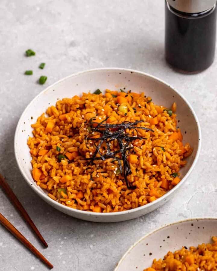 Korean Gochujang Fried rice – My Plantiful Cooking