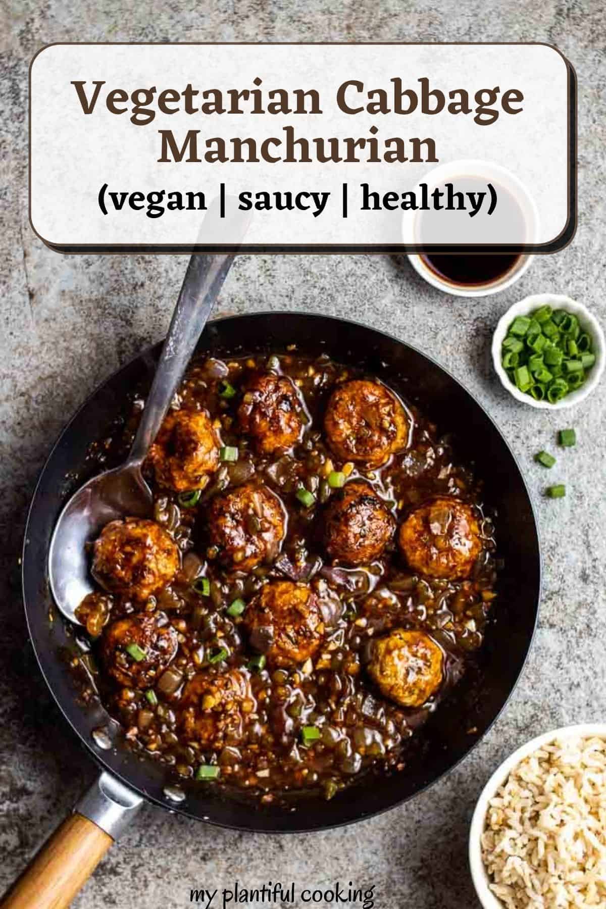 Cabbage Manchurian – My Plantiful Cooking