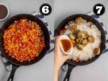 Veg Manchurian Fried Rice – My Plantiful Cooking