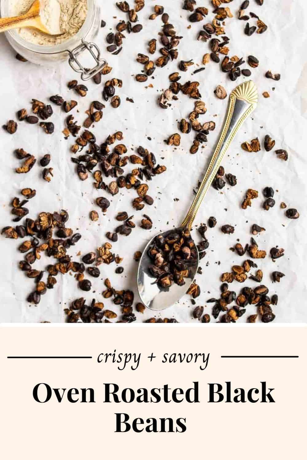 Crispy Roasted Black Beans – My Plantiful Cooking