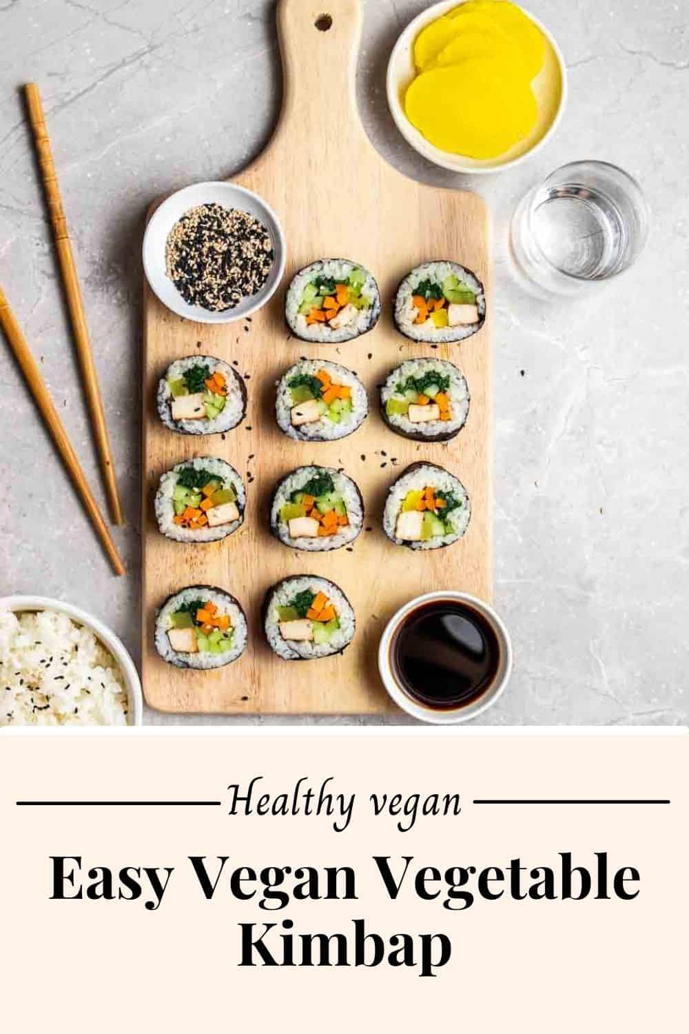 Vegan Kimbap – My Plantiful Cooking