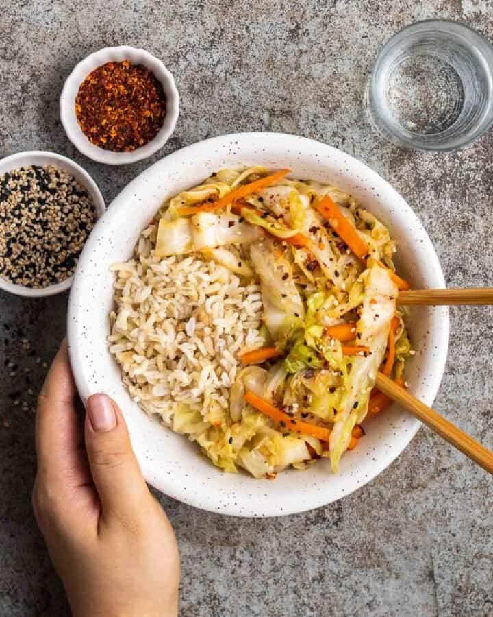 Chinese Carrot Cabbage Stir-fry – My Plantiful Cooking