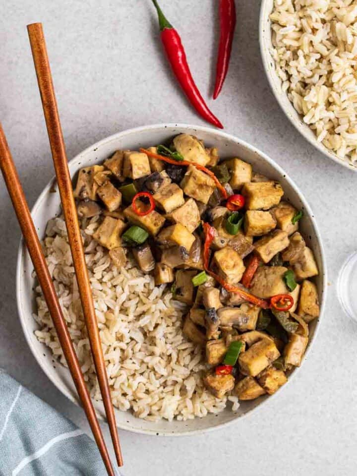 Thai Basil Tofu Stir-fry (vegan pad krapow) – My Plantiful Cooking