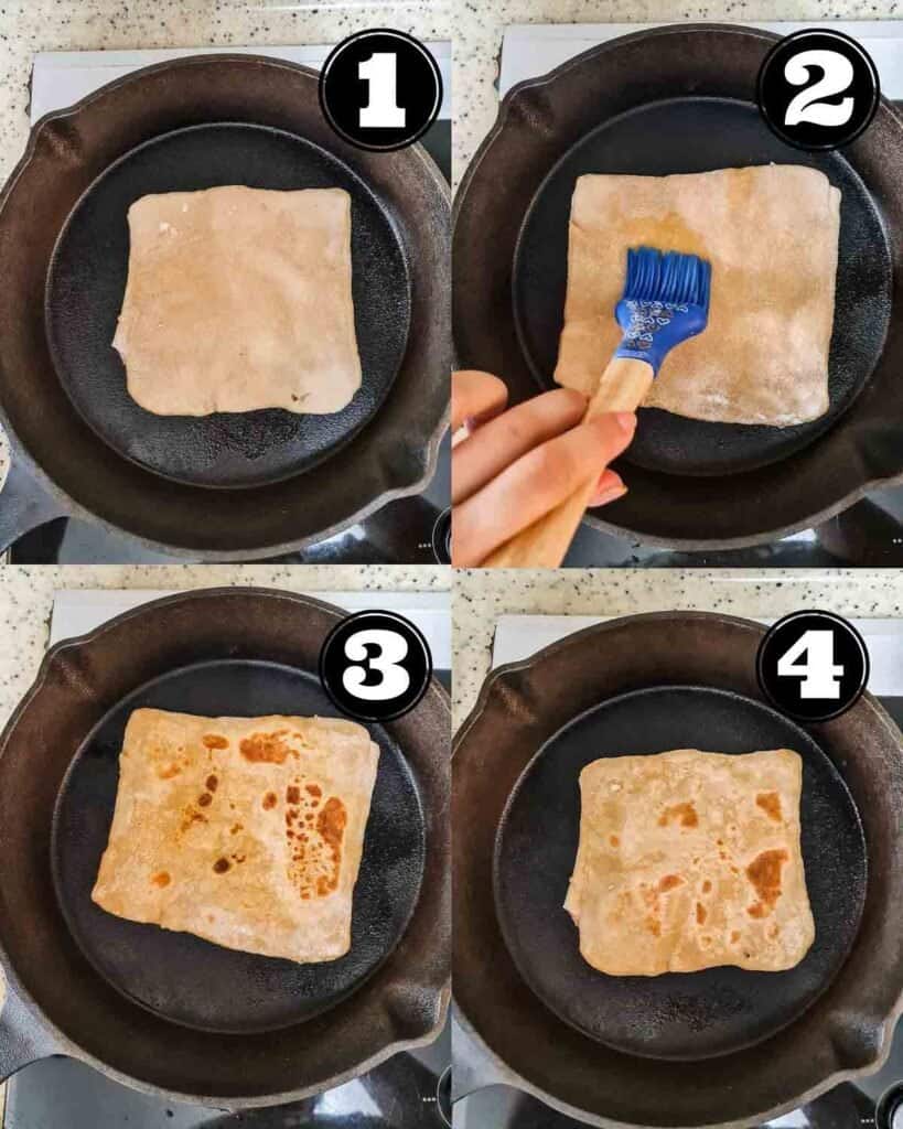 Easy Vegan Plain Parathas – My Plantiful Cooking