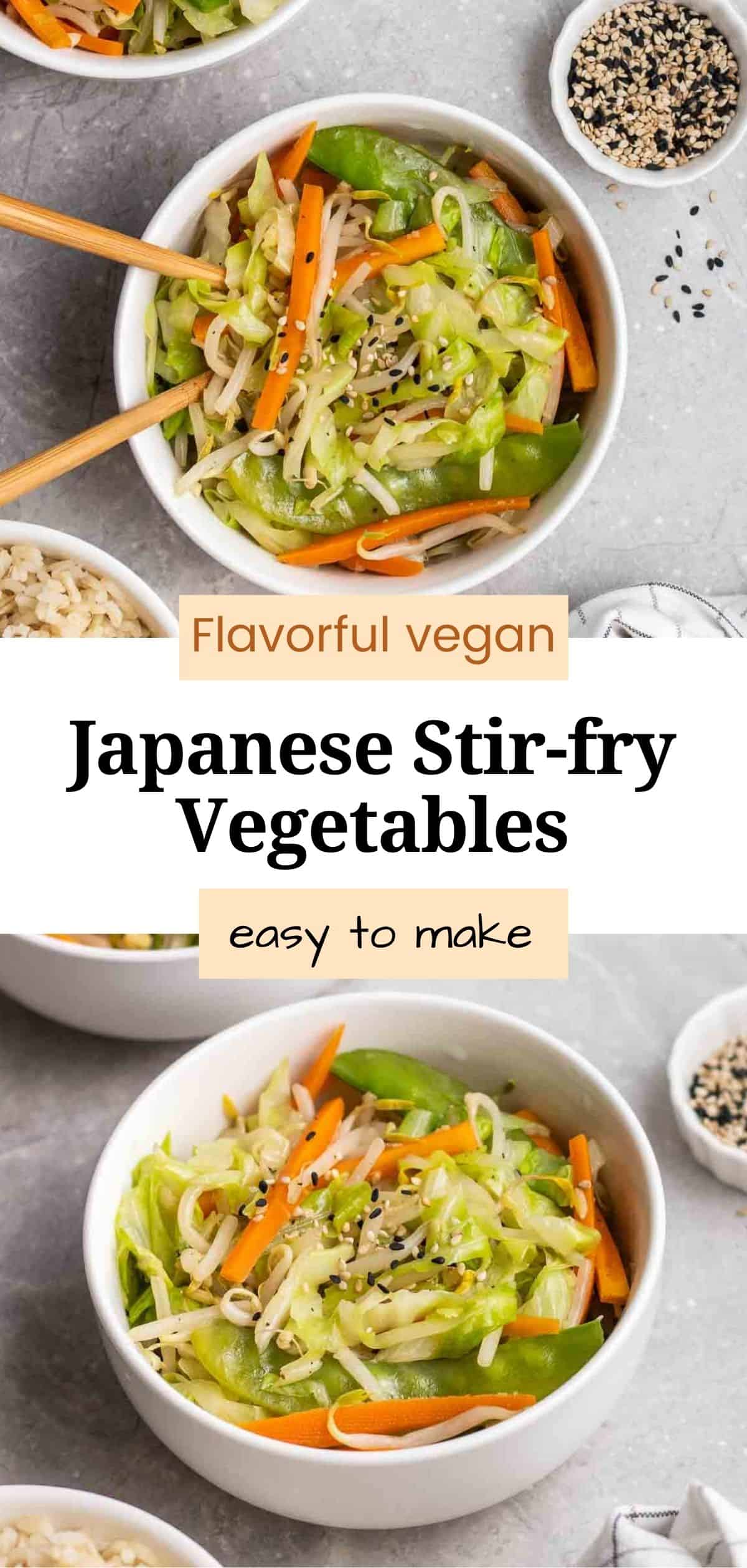 Yasai Itame (Japanese stir-fry vegetables) – My Plantiful Cooking