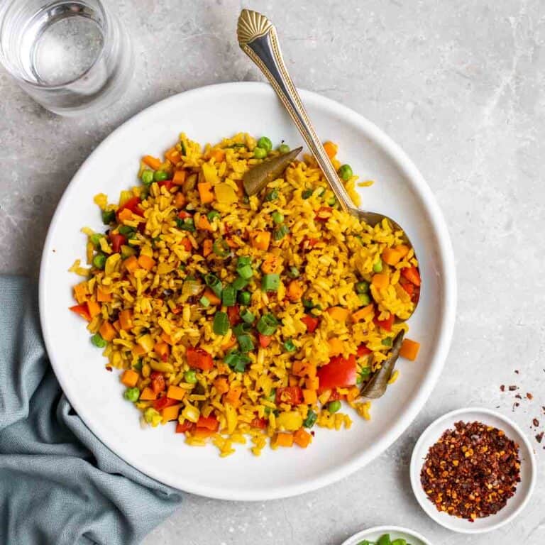 Flavorful Indian Fried Rice – My Plantiful Cooking