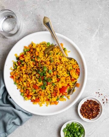 Flavorful Indian Fried Rice – My Plantiful Cooking