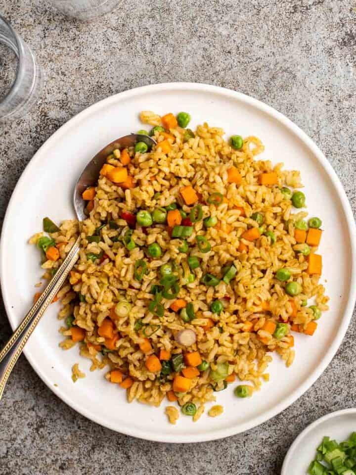 Flavorful Indian Fried Rice – My Plantiful Cooking