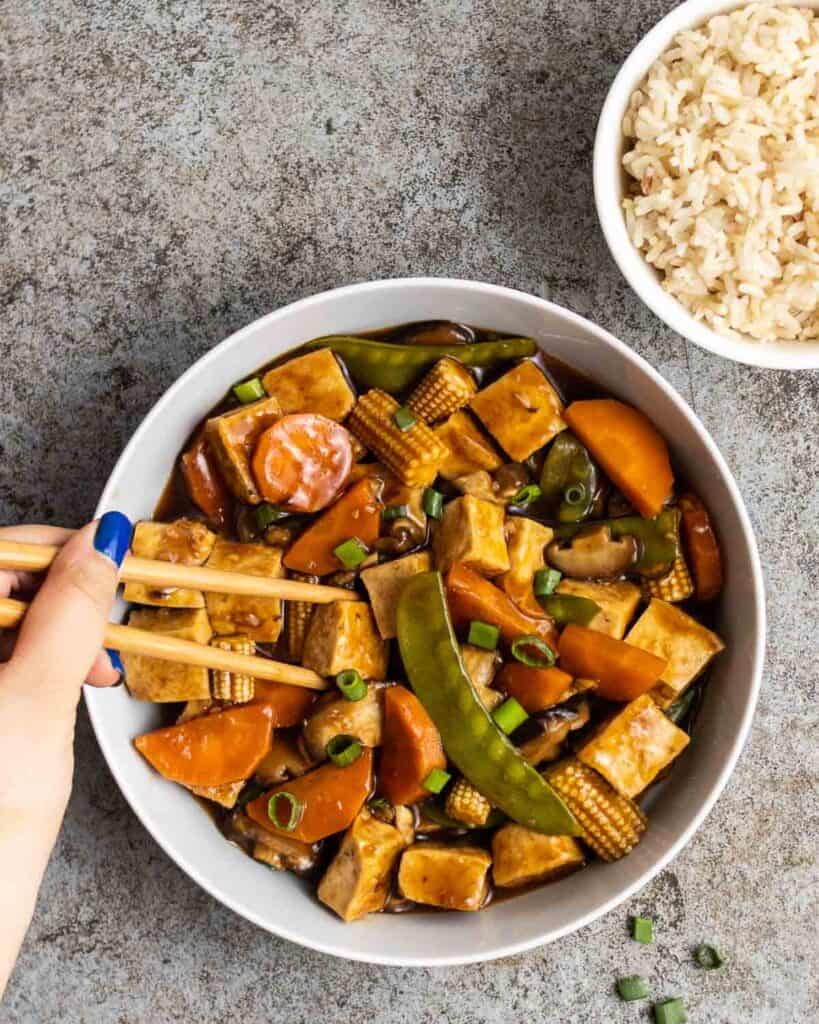 Chinese Braised Claypot Tofu – My Plantiful Cooking