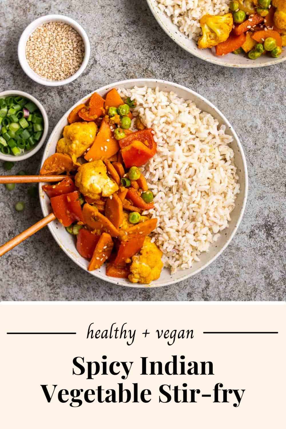Indian Stir-fry Vegetables – My Plantiful Cooking
