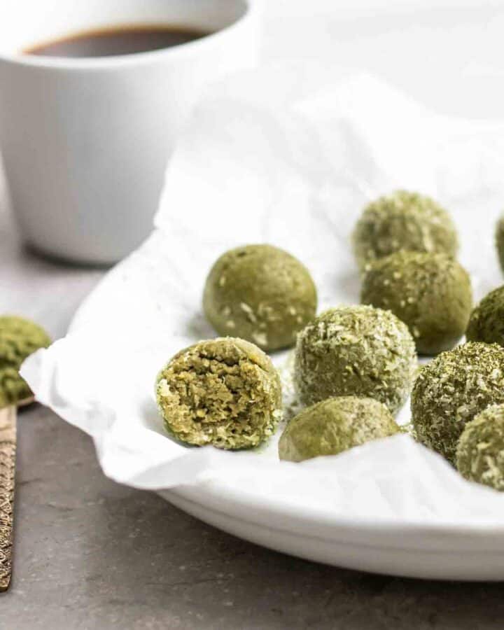 Healthy Matcha Balls – My Plantiful Cooking