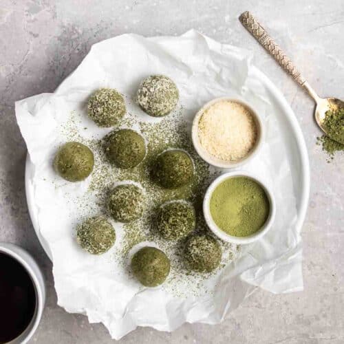 Healthy Matcha Balls – My Plantiful Cooking