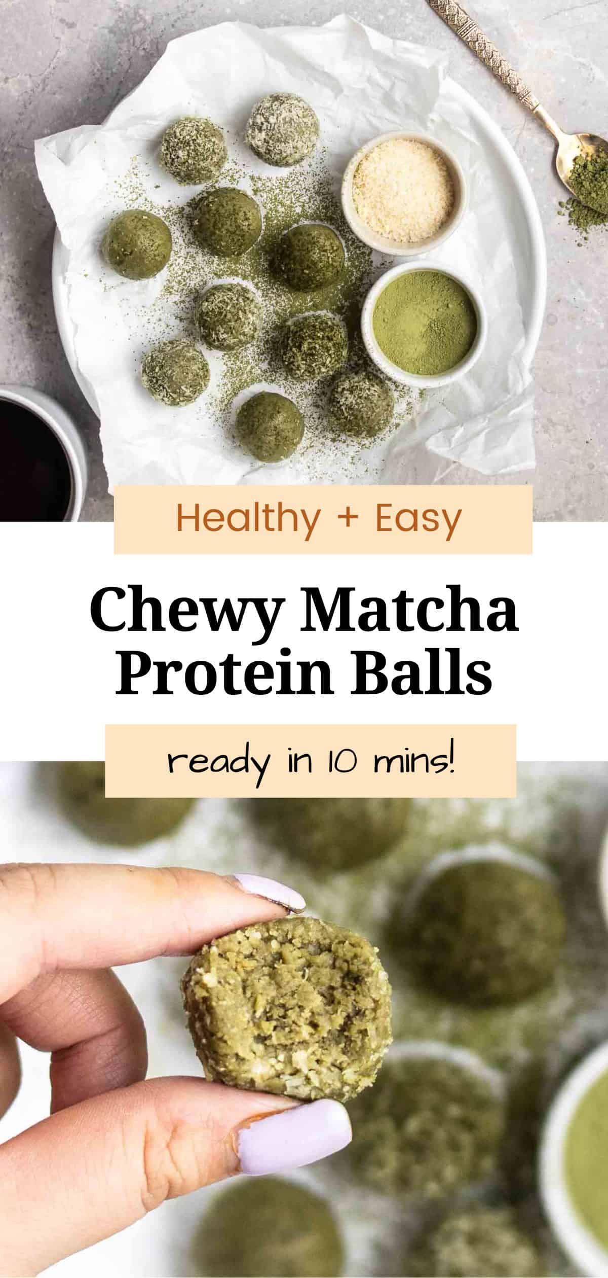Healthy Matcha Balls – My Plantiful Cooking