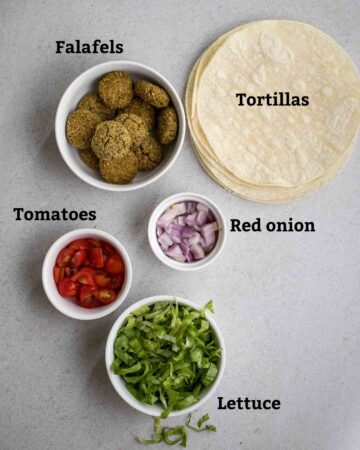 Easy Falafel Tacos – My Plantiful Cooking
