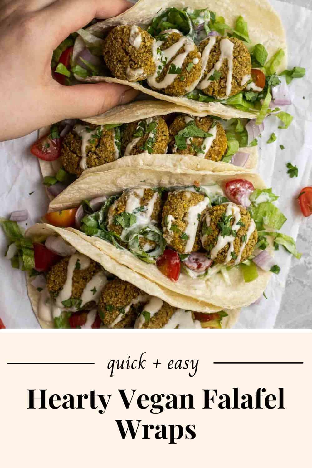 Easy Falafel Tacos – My Plantiful Cooking