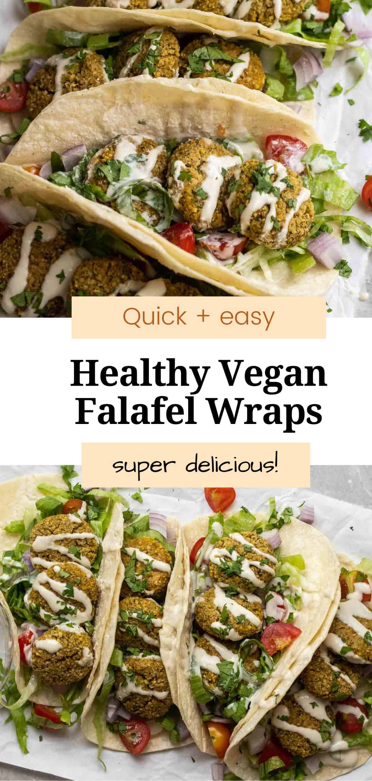 Easy Falafel Tacos – My Plantiful Cooking
