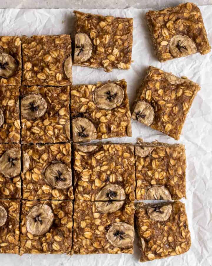 Healthy Banana Flapjacks – My Plantiful Cooking