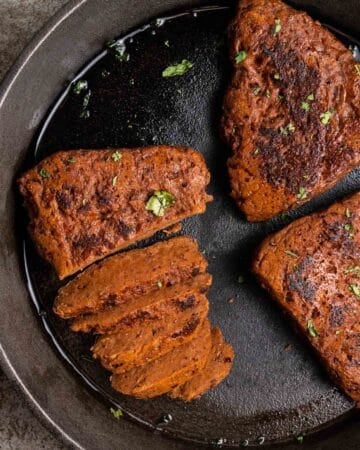 Juicy Vegan Seitan Steak – My Plantiful Cooking