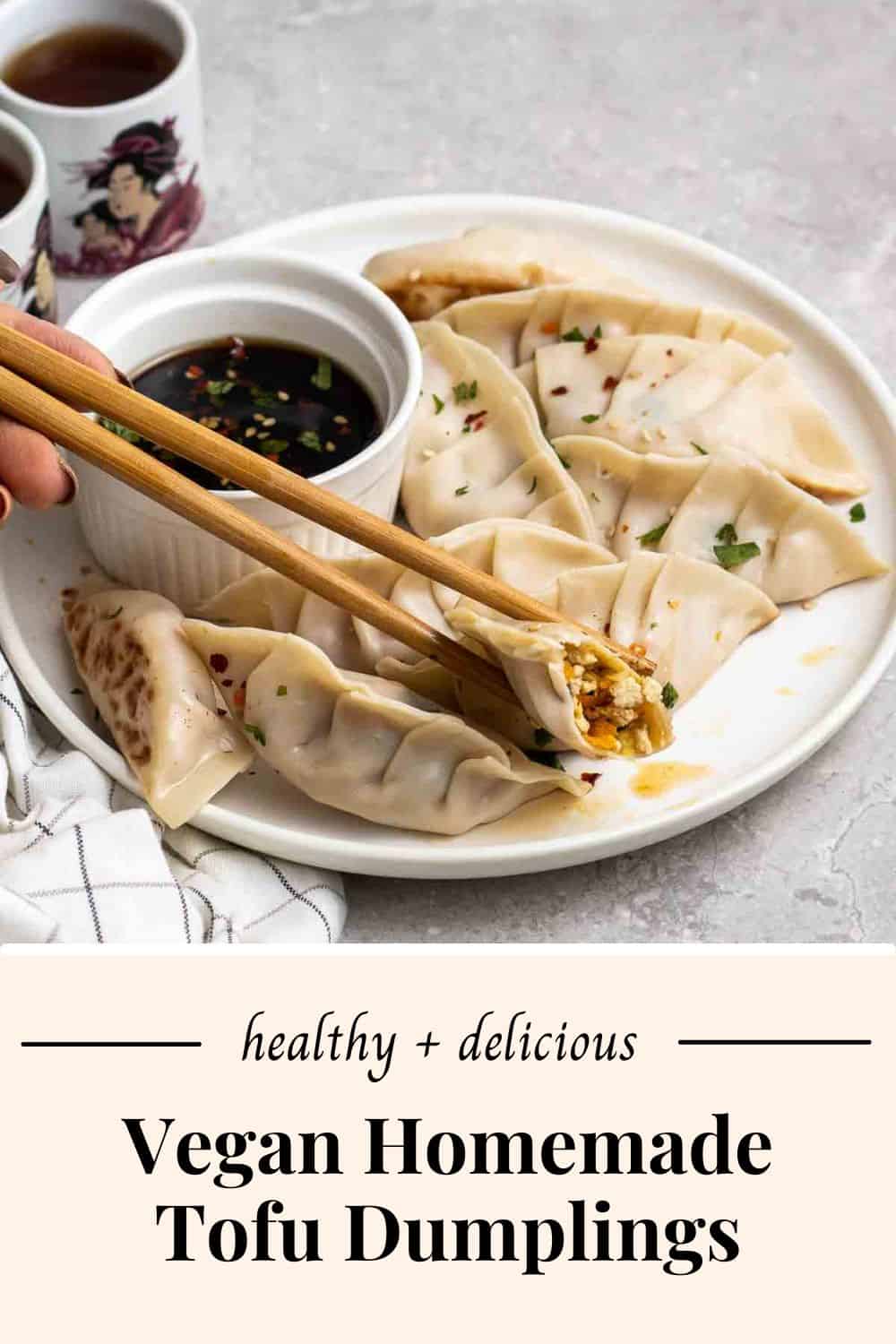 Tofu Dumplings – My Plantiful Cooking