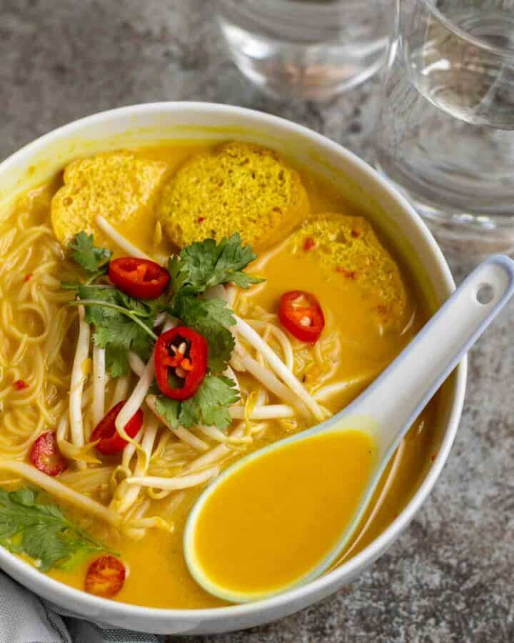 Creamy Malaysian Vegan Laksa – My Plantiful Cooking