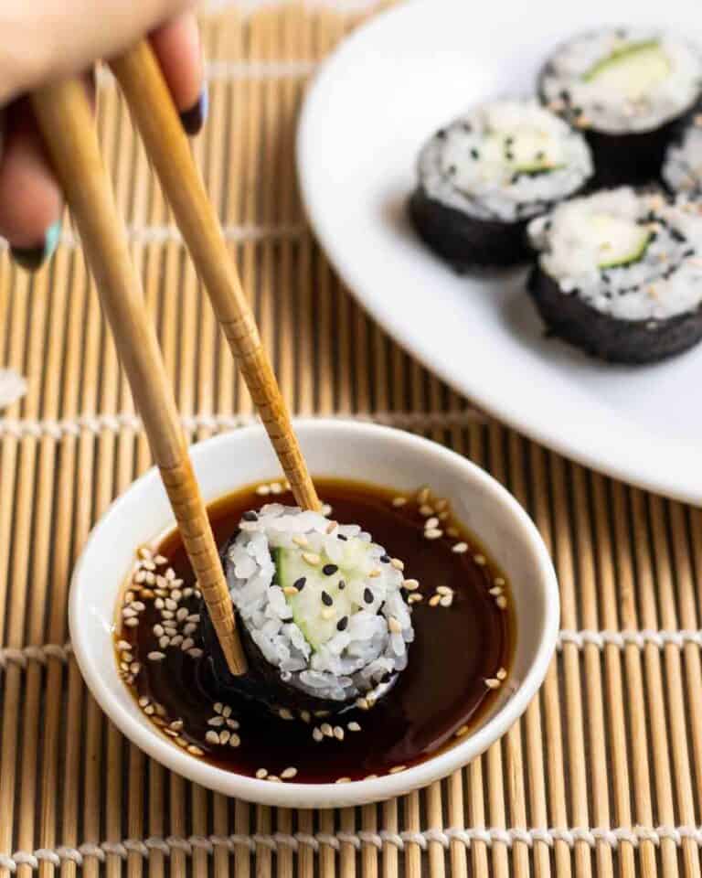 Kappa Maki (cucumber sushi rolls) – My Plantiful Cooking