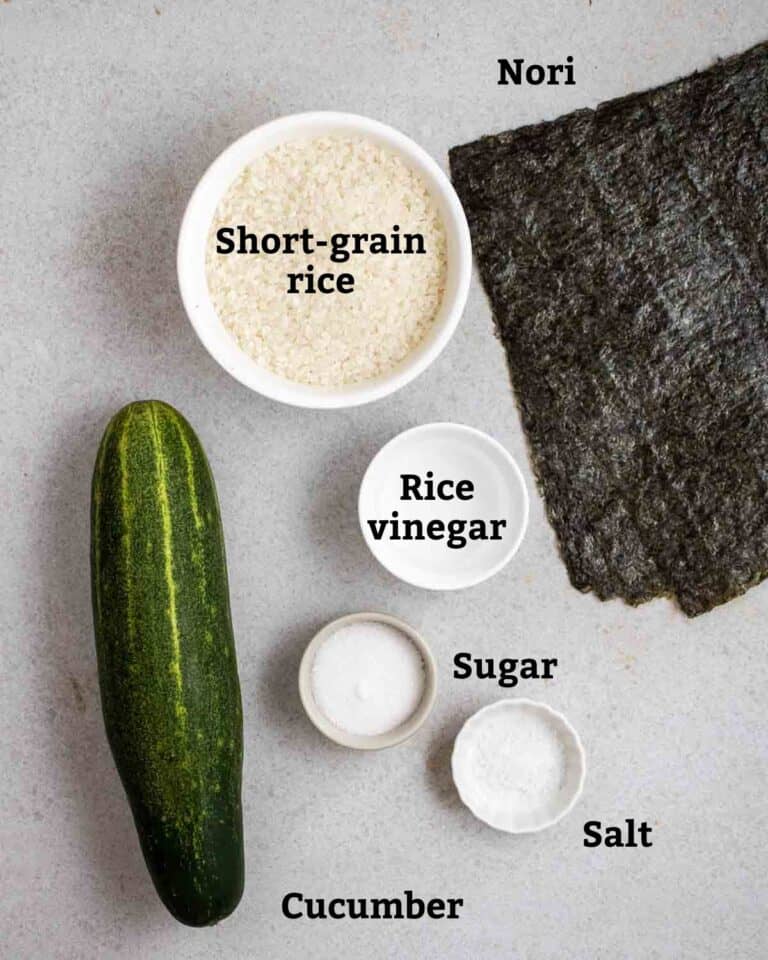 Kappa Maki (cucumber sushi rolls) – My Plantiful Cooking