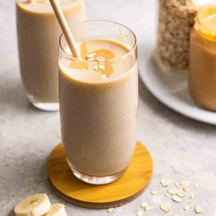 Peanut Butter Banana Oatmeal Smoothie – My Plantiful Cooking