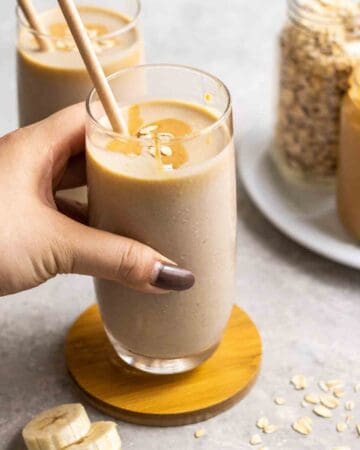 Peanut Butter Banana Oatmeal Smoothie – My Plantiful Cooking