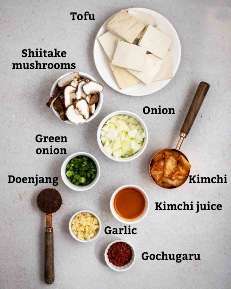 Vegan Kimchi Jjigae (kimchi stew) – My Plantiful Cooking