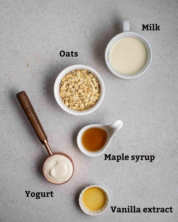 Overnight Oats without Chia Seeds – My Plantiful Cooking
